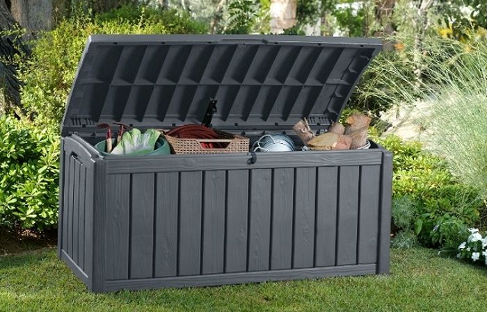 Zahradní úložné boxy z plastu i ze dřeva využijete nejen na polstry | Bydlení pro každého